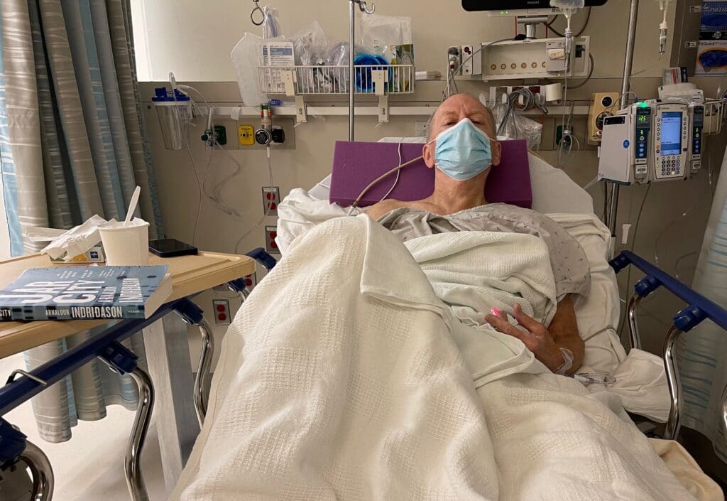 My prostate surgery was still three weeks away. I tried to keep steady.