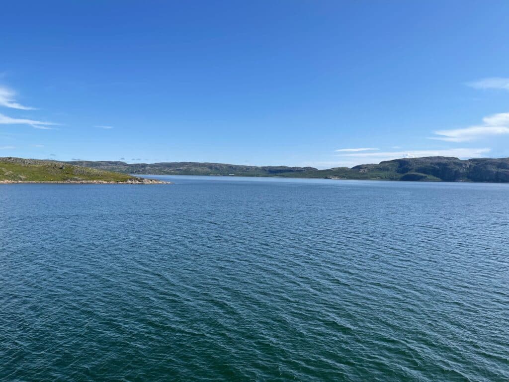 We got a close-up look at the fjords as we sailed aboard the Havila Castor